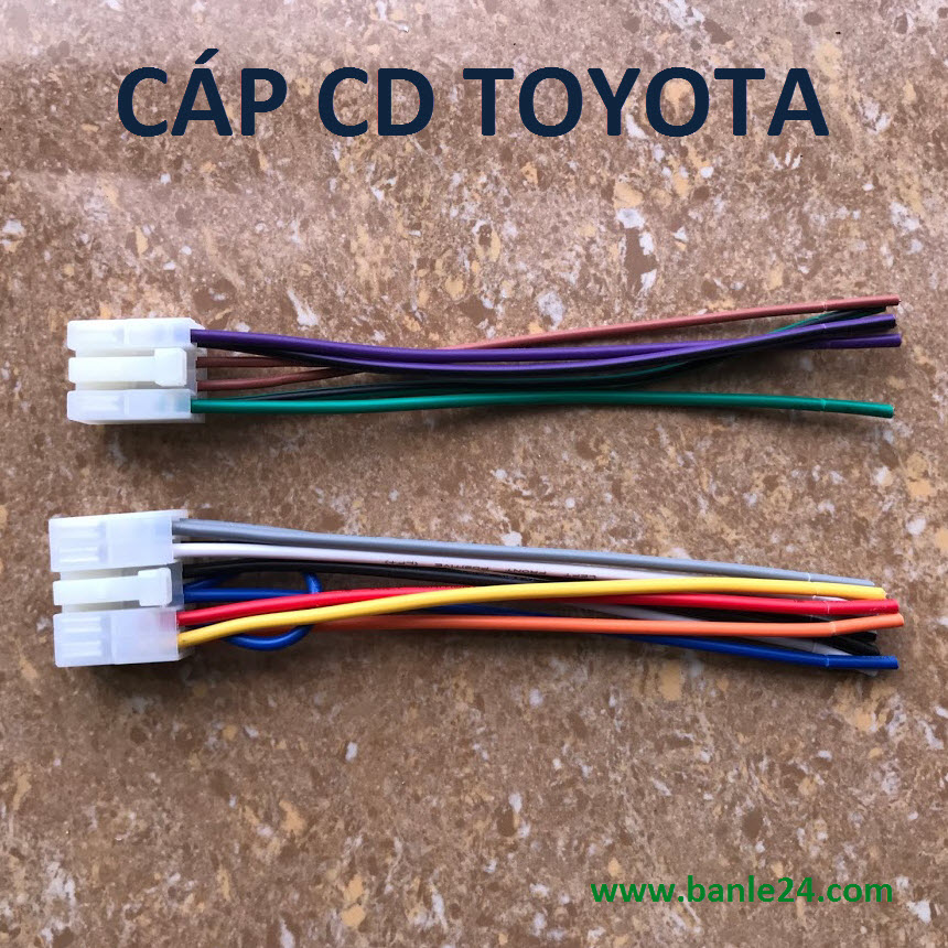 Cáp CD Toyota Banle24.com để cd toyota thành bộ âm thanh gia đình
